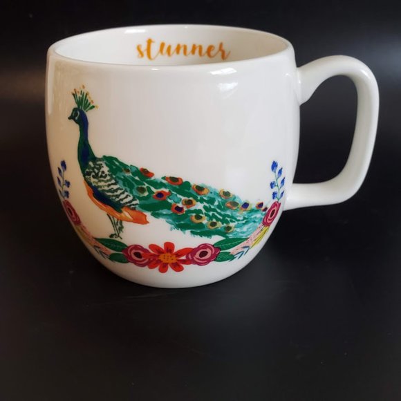 Opalhouse | Dining | Opalhouse Porcelain Peacock Bright Floral Stunner ...